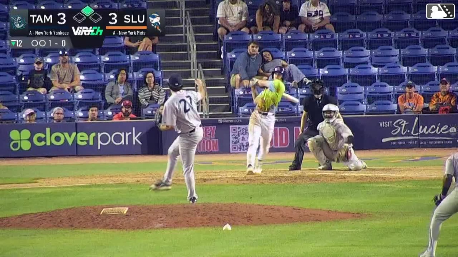 A.J. Ewing's walk-off hit in the 12th | 04/20/2025 | MiLB.com