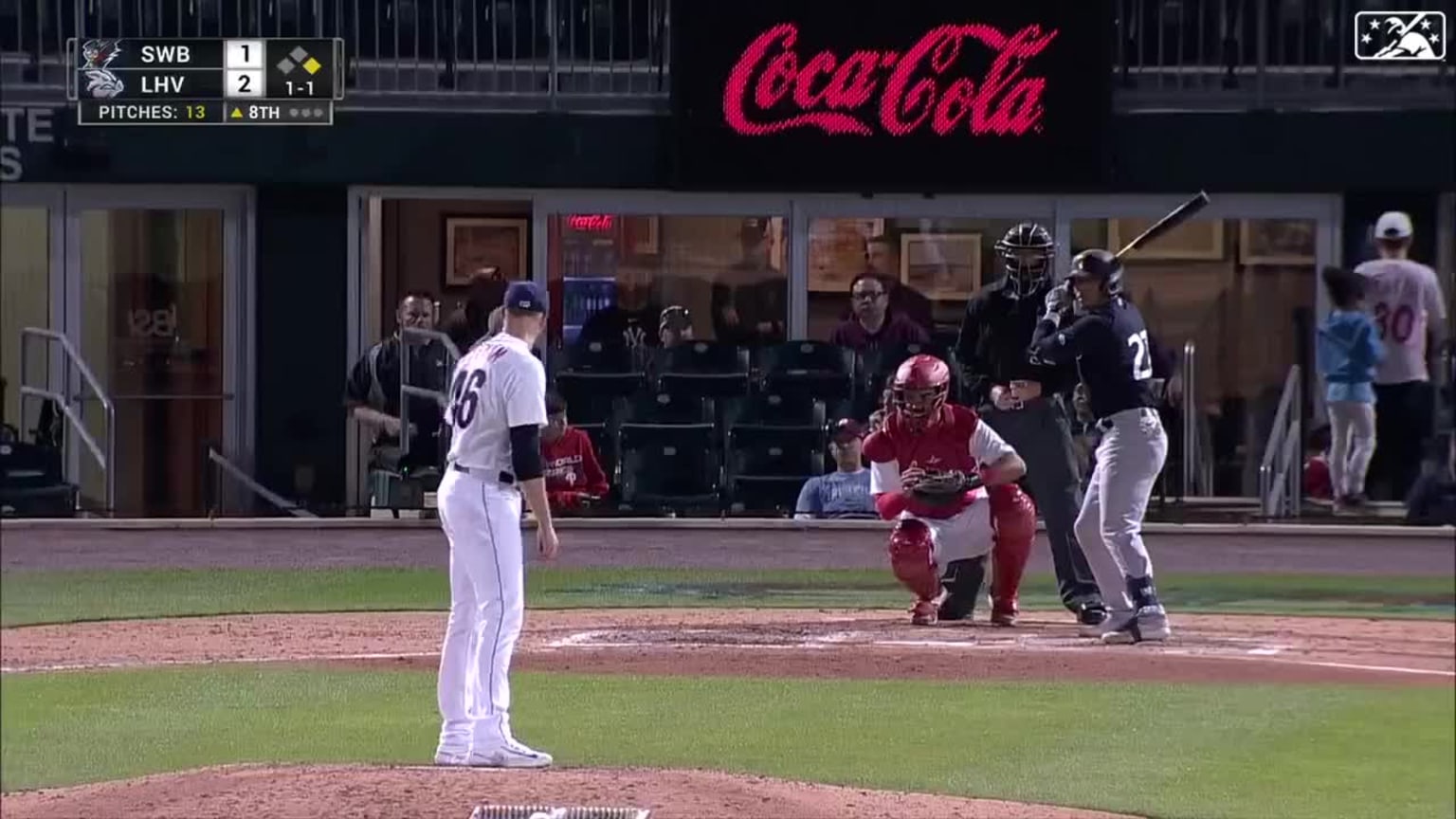 Oswald Peraza's game-tying double | 04/07/2023 | RailRiders Oswald Peraza's game-tying double | 04/07/2023 | RailRiders