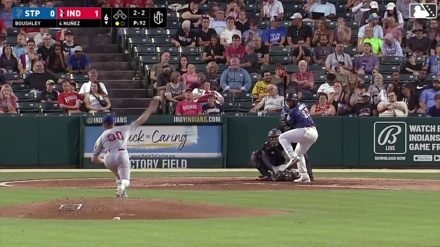Caleb Boushley records his eighth K | 08/17/2024 | Saints