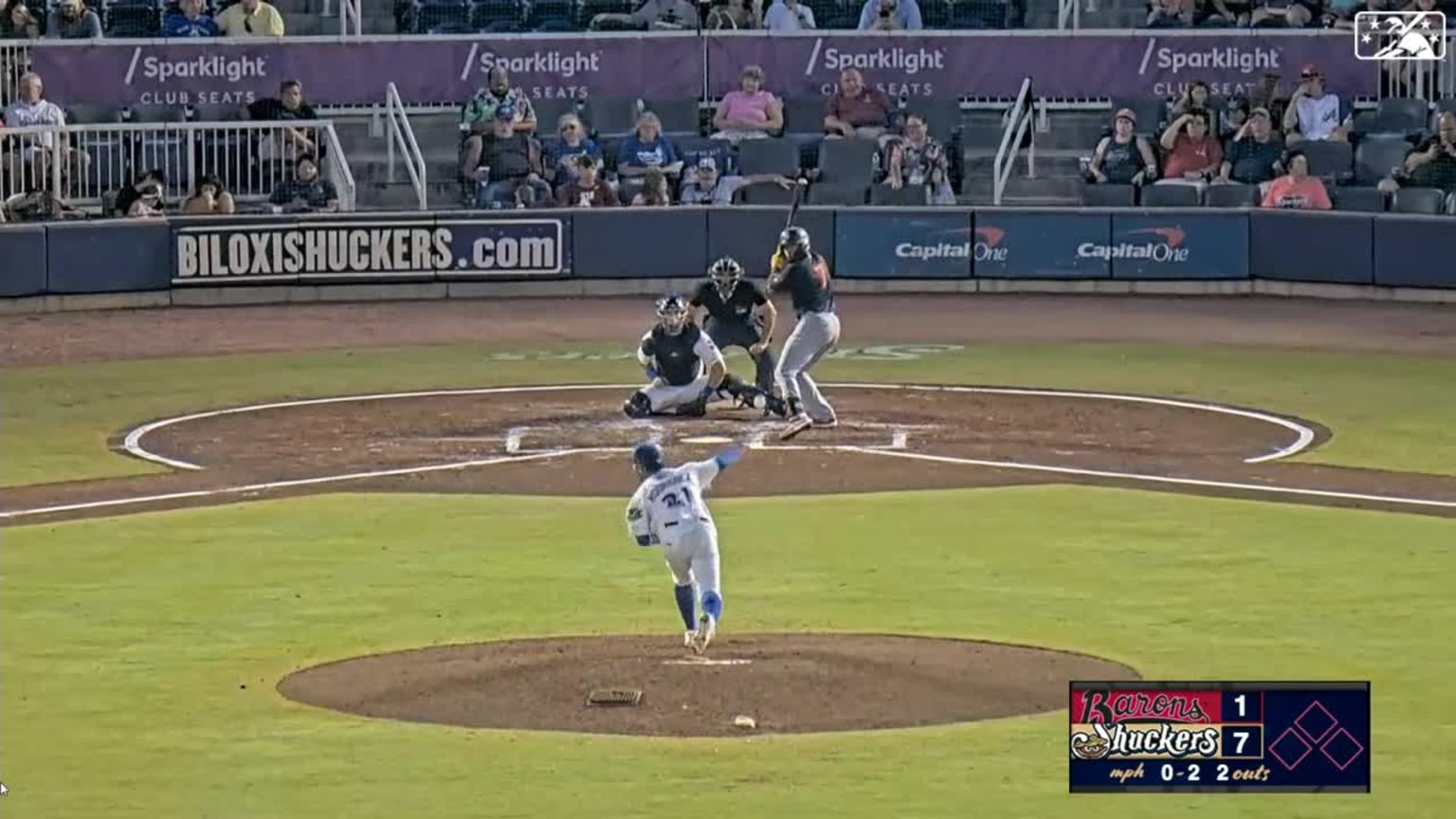 Rodriguez's eighth strikeout | 07/28/2023 | Shuckers