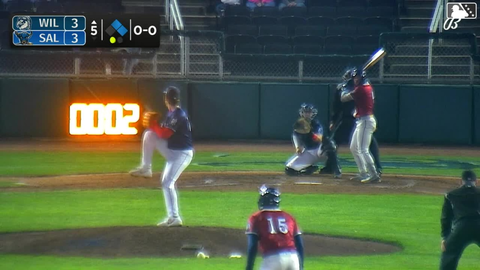 Filippo Di Turi grounds into a double play, shortstop Avinson Pinto to ...
