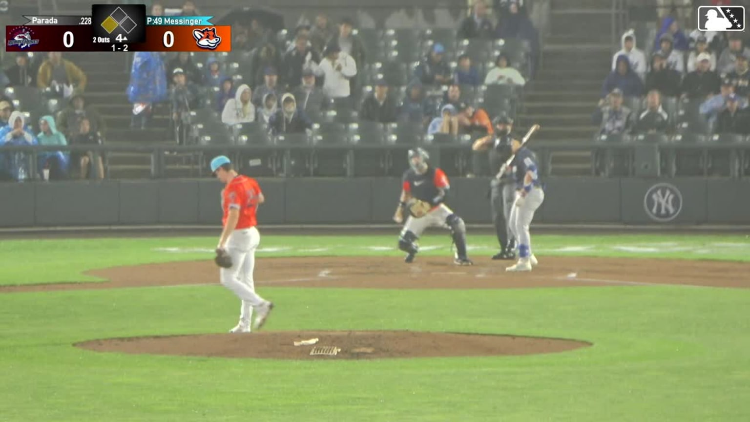 Zach Messinger's fourth strikeout | 08/08/2024 | Patriots