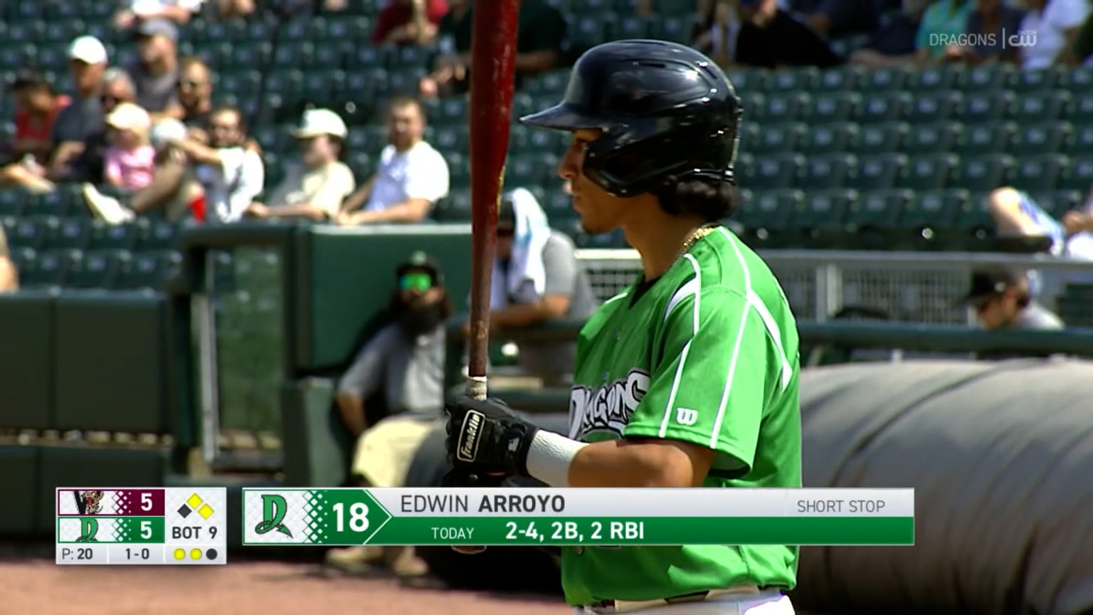 Edwin Arroyo's three-hit game | 07/24/2023 | MiLB.com
