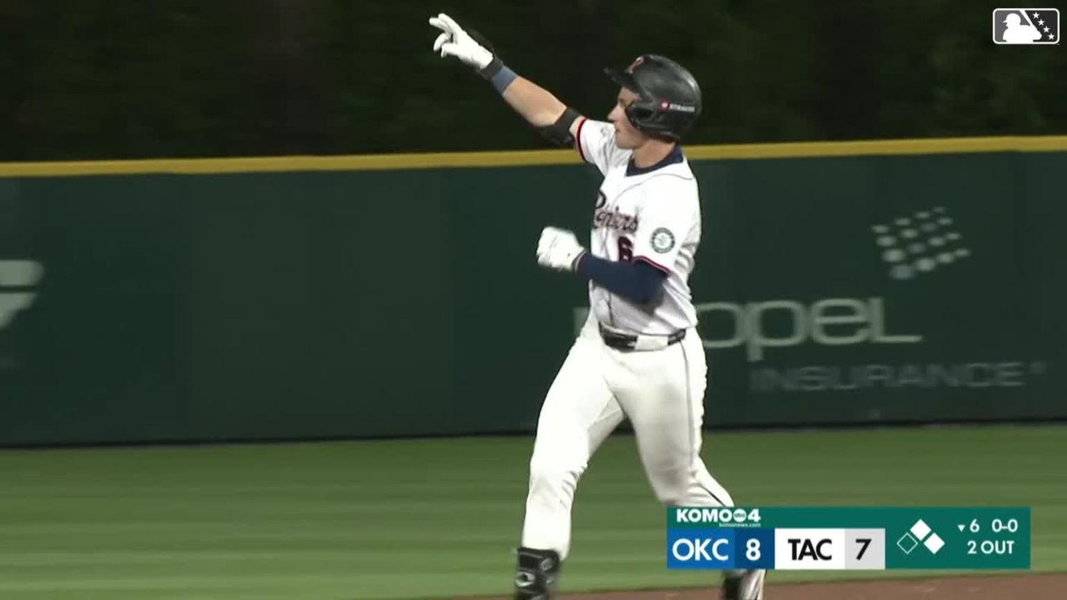 Colt Emerson's three-run home run | 09/19/2025 | Rainiers