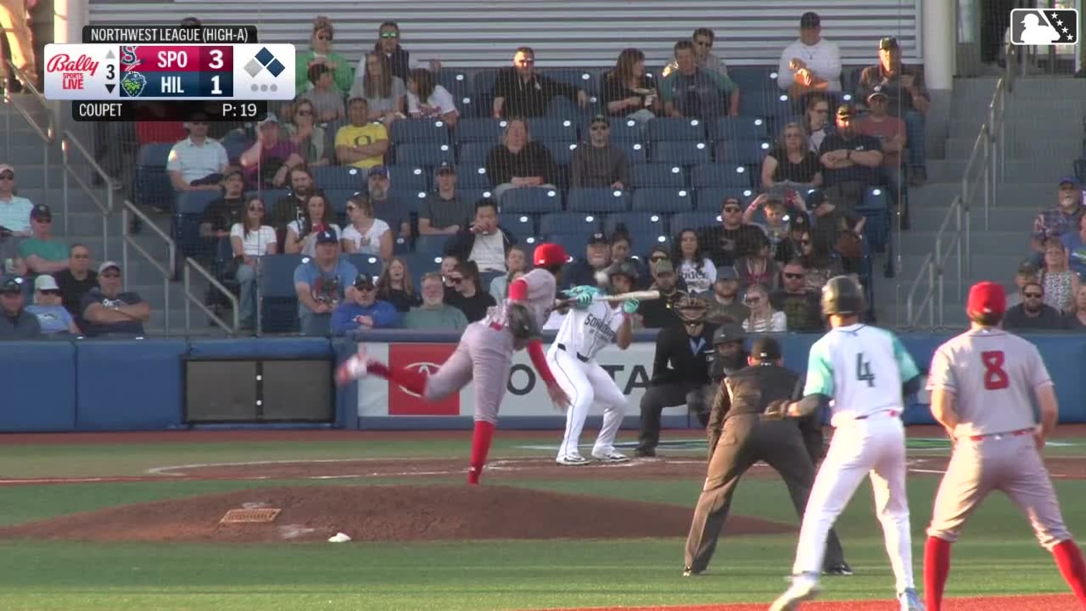 Angel Ortiz's beautiful bunt single | 04/20/2025 | Arizona Complex League