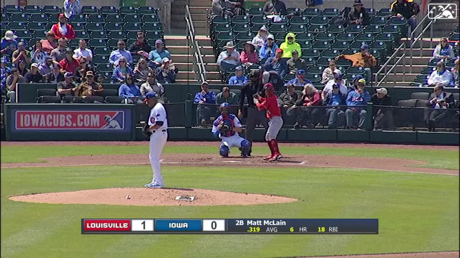 Matt McLain's RBI single | 04/27/2023 | MiLB.com