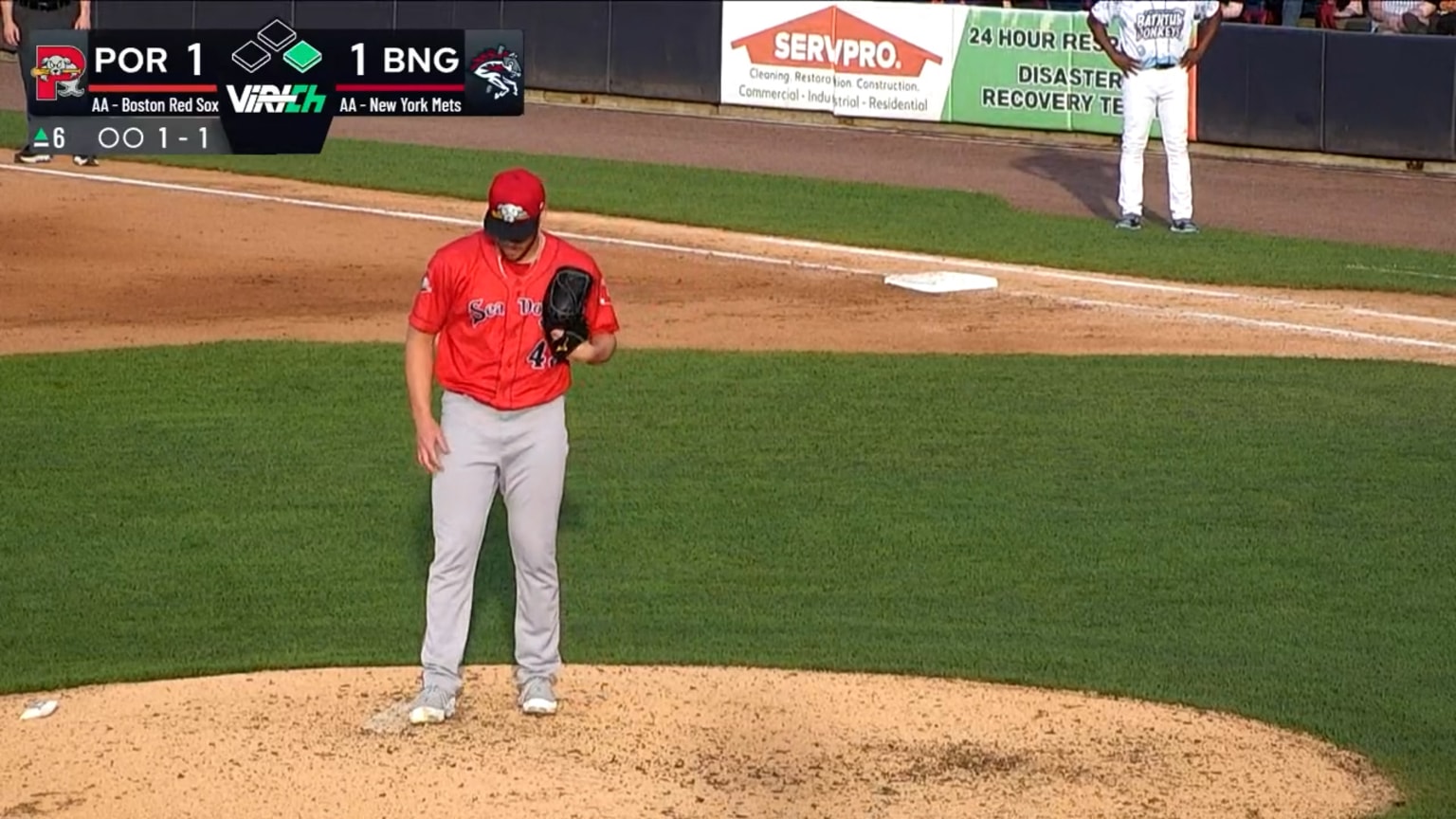 David Sandlin strikes out seven | 07/01/2025 | Sea Dogs