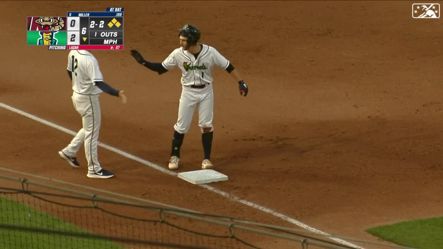 Noah Miller's triple | 05/28/2023 | Kernels