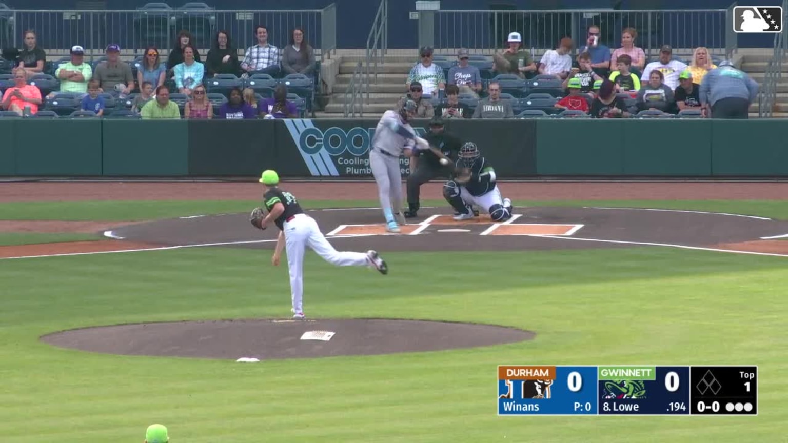 Josh Lowe's leadoff solo home run | 05/04/2024 | Bulls