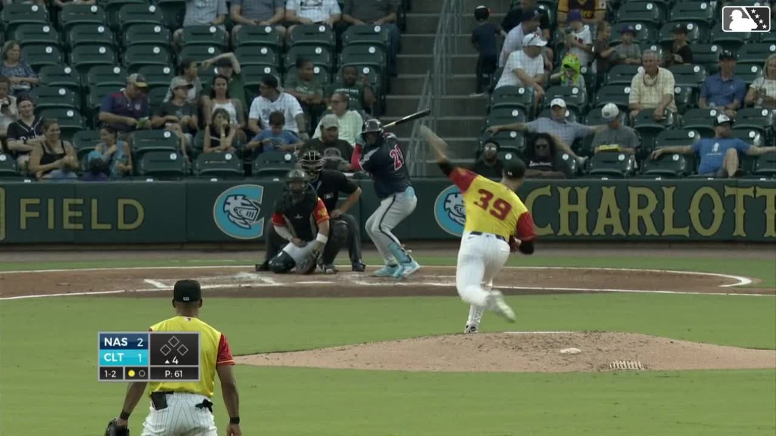 Ky Bush's fifth strikeout | 09/01/2024 | MiLB.com