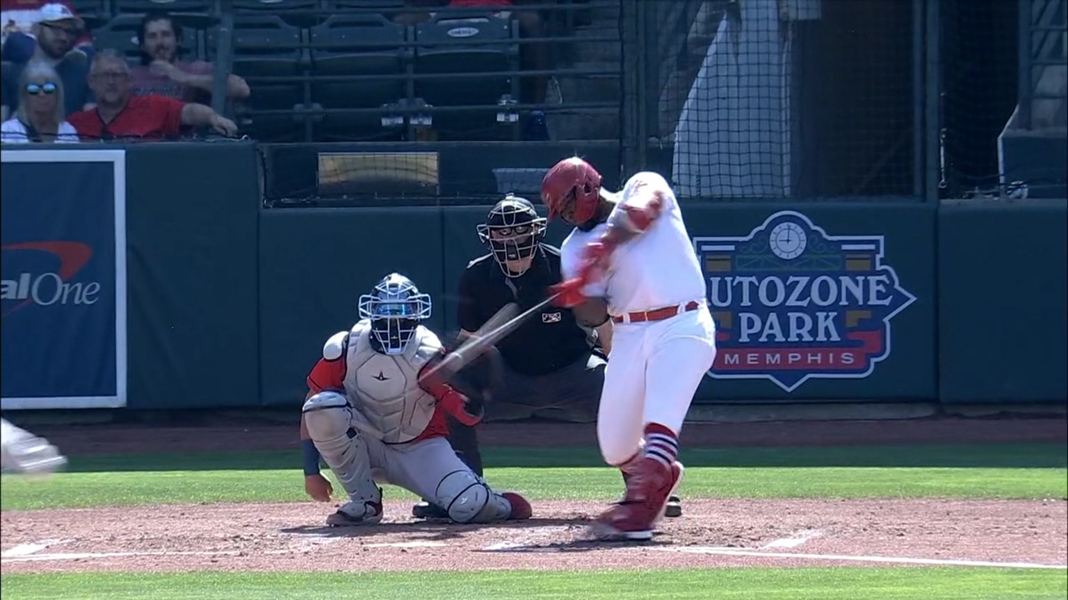 Moises Gomez's two home runs | 05/07/2023 | Redbirds