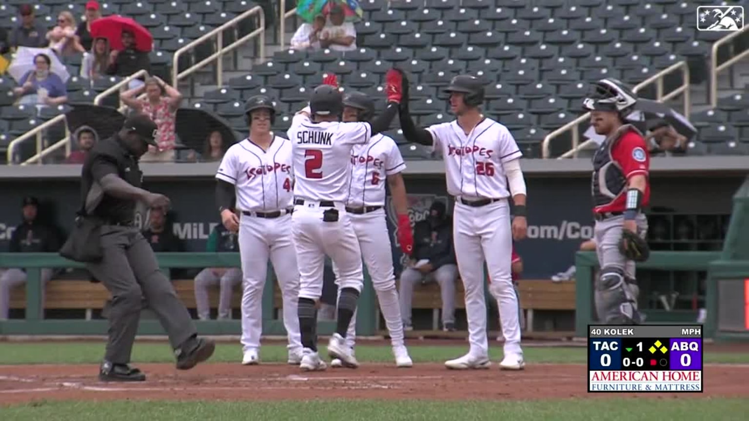 Aaron Schunk’s grand slam | 05/21/2023 | Isotopes