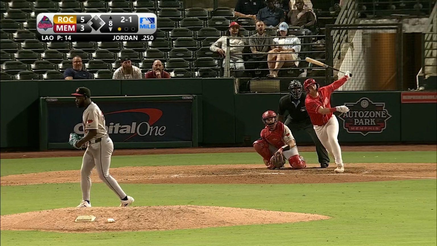 Blaze Jordan launches two homers | 09/09/2025 | Redbirds