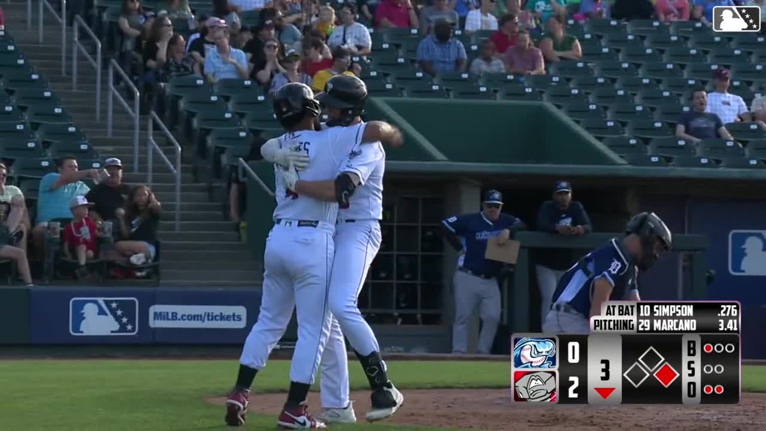 Will Simpson's two-run homer | 06/26/2024 | Lugnuts