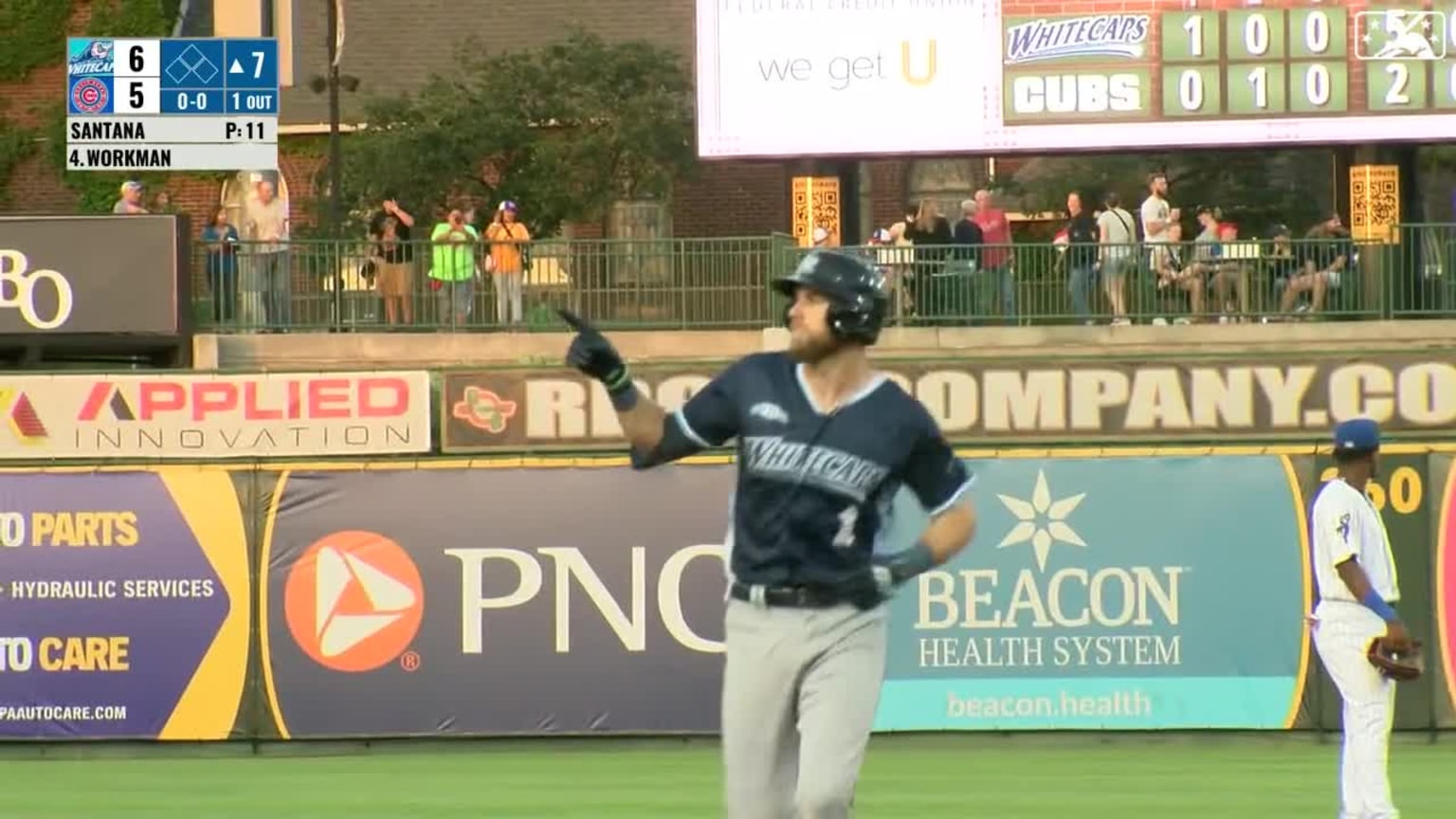 Gage Workman's solo home run | 07/21/2023 | Whitecaps