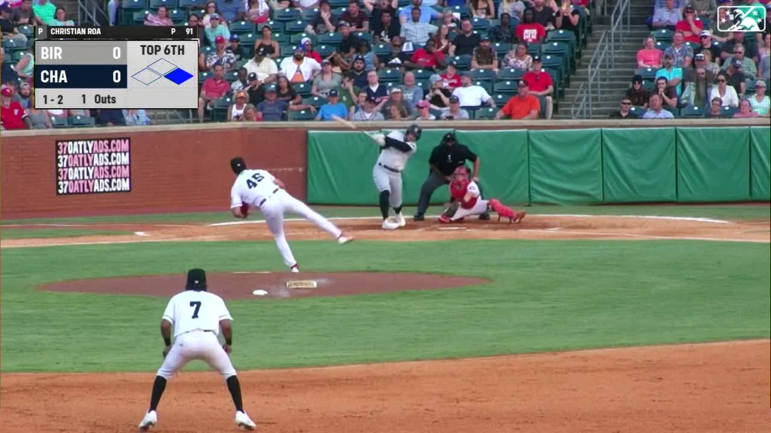 Christian Roa's seventh strikeout | 06/11/2023 | Lookouts