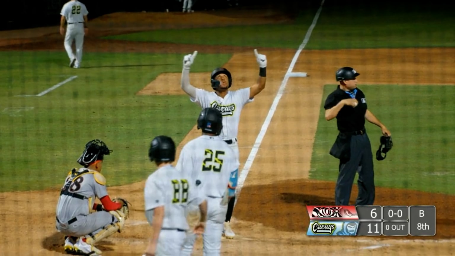 Adrian Placencia's two-homer game | 06/05/2024 | 66ers