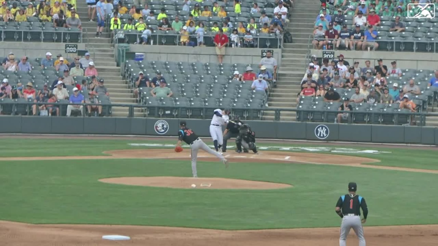 Trey Sweeney's solo home run | 07/25/2023 | Patriots