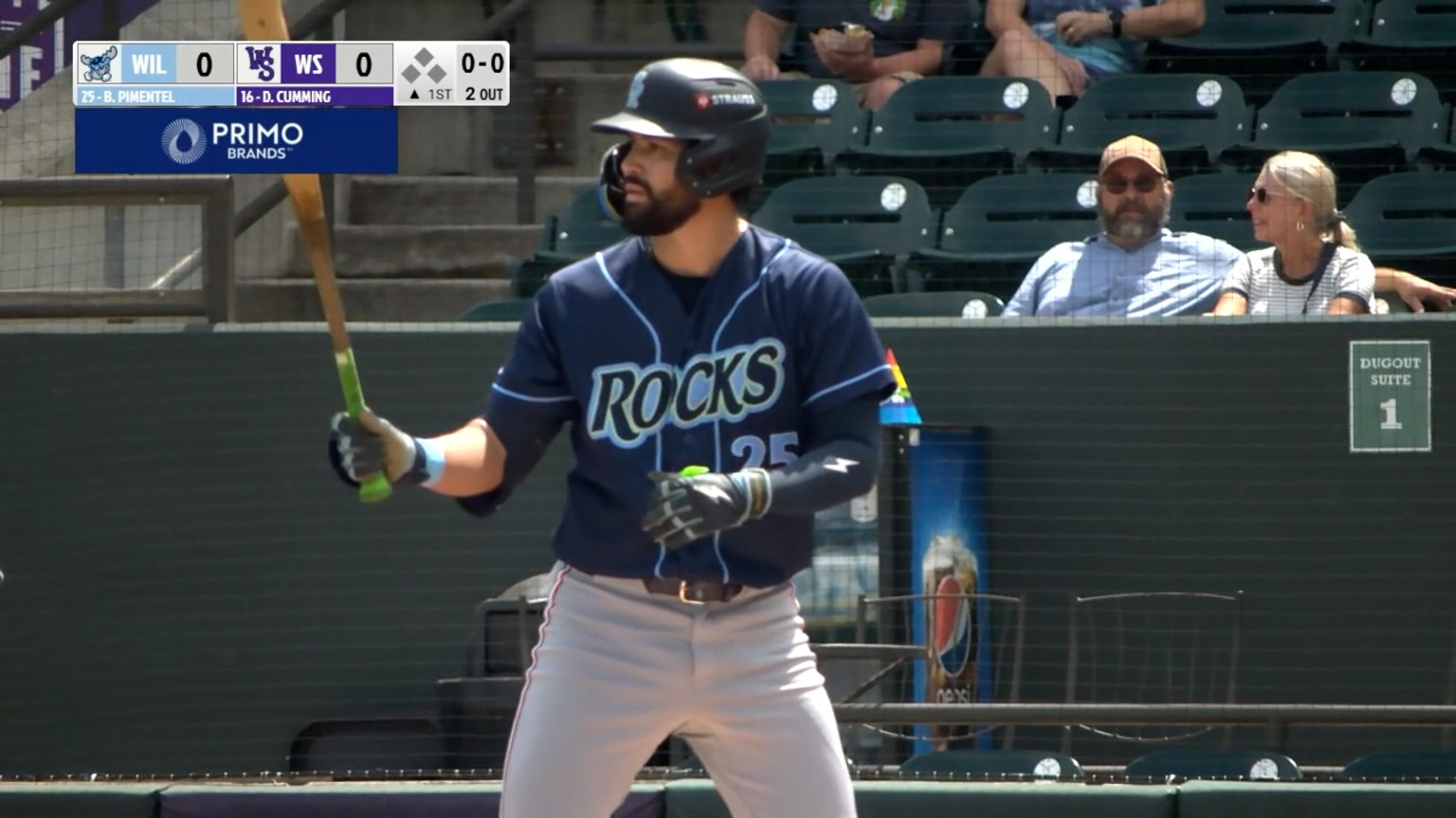 Brandon Pimentel hits for the cycle | 08/24/2025 | Blue Rocks