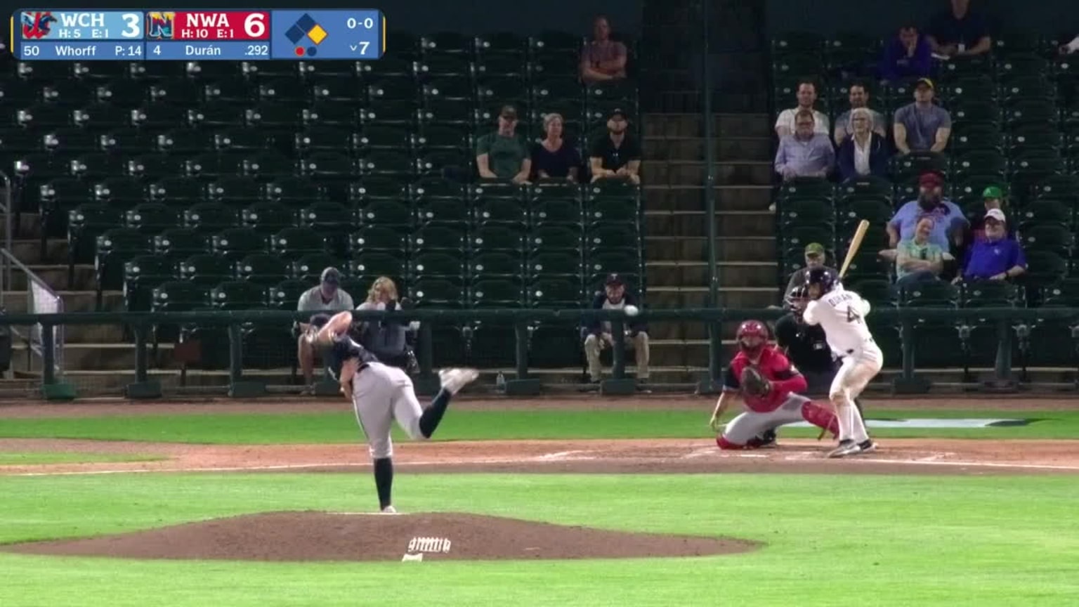 Rodolfo Duran hits 2-Run Home Run against Wichita | 05/01/2024 | MiLB.com