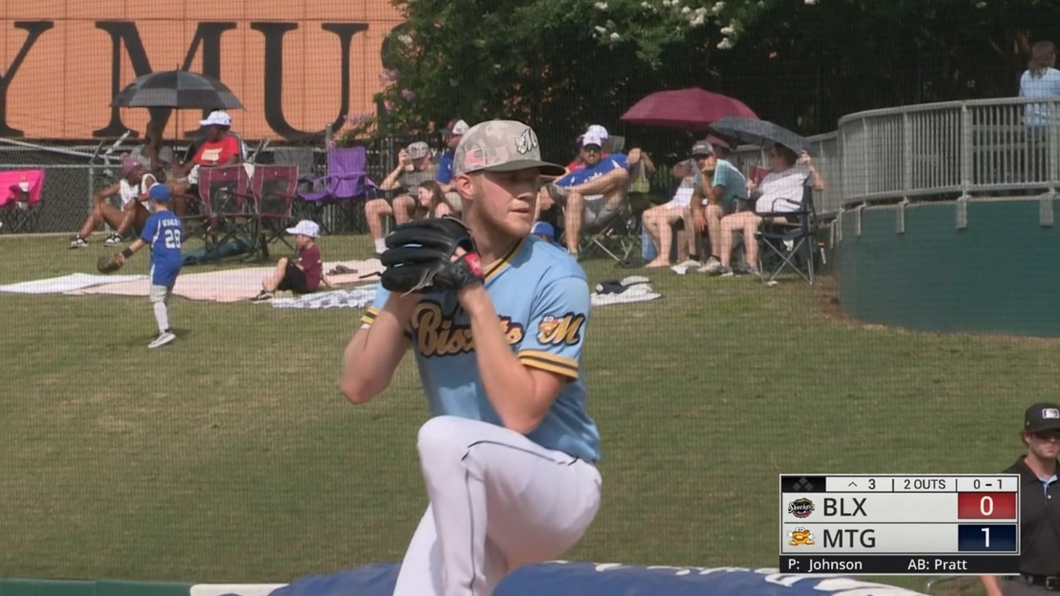 Rays No. 20 prospect Ty Johnson strikes out eight | 05/19/2025 | Biscuits