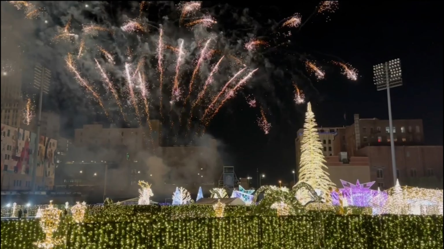 Fireworks at Deck the Diamond | 11/28/2023 | Redbirds