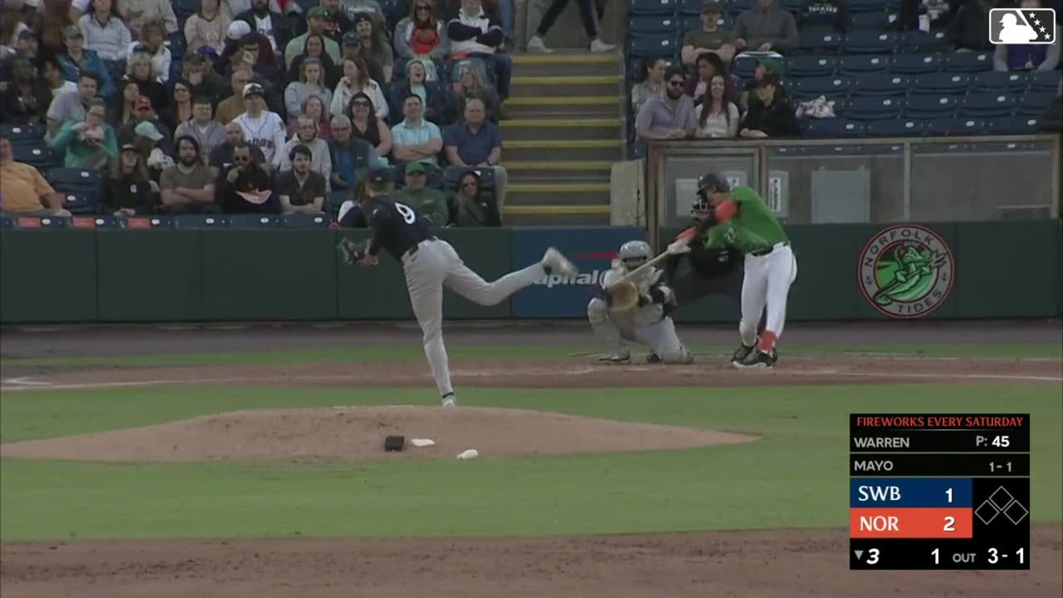 Coby Mayo's second homer of the day | 04/12/2024 | MiLB.com