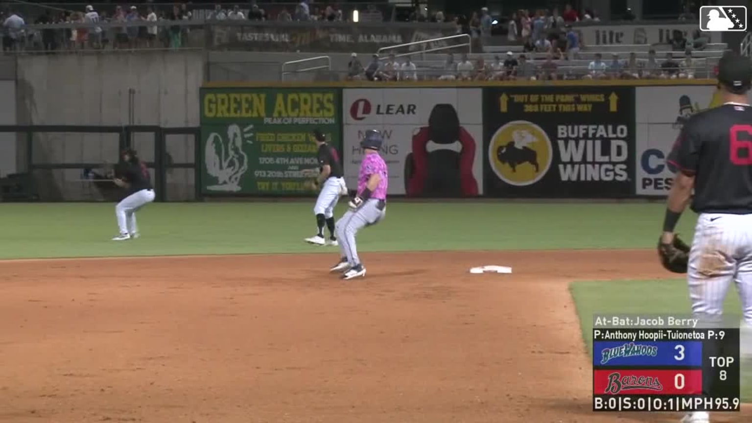 Marlins No. 6 prospect Jacob Berry's three-run double | 06/14/2024 ...