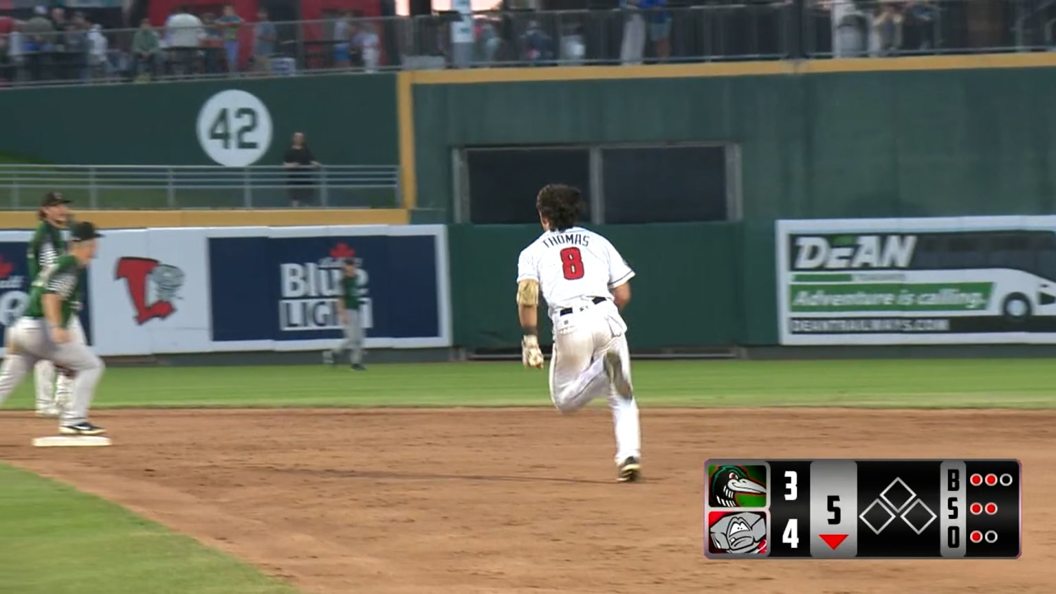 Colby Thomas' four-hit game | 08/19/2023 | Lugnuts