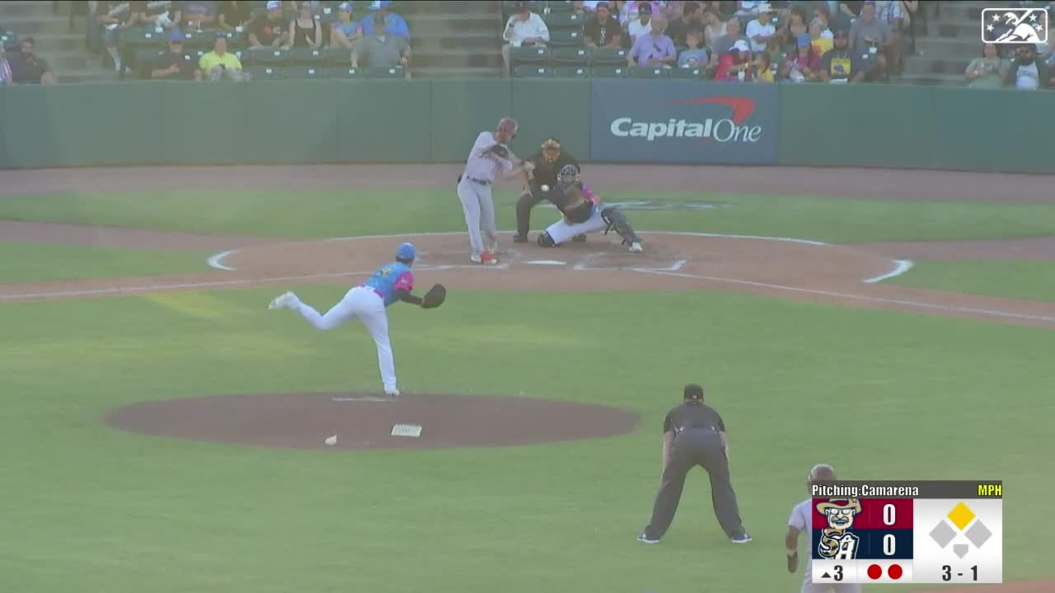 Evan Carter hits RBI Single | 06/30/2023 | RoughRiders