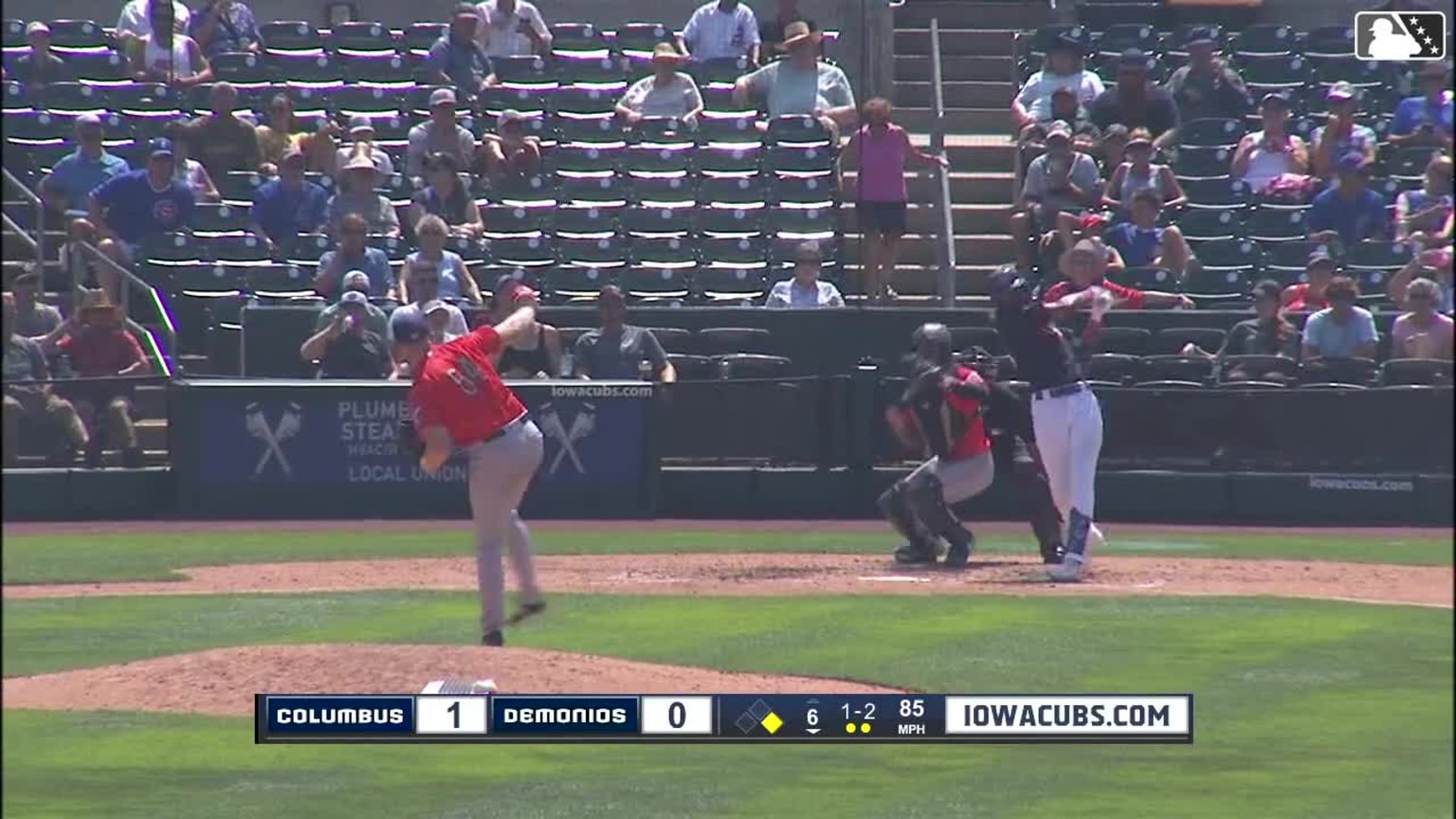 Andrew Walters fans Kevin Alcántara | 08/18/2024 | Clippers