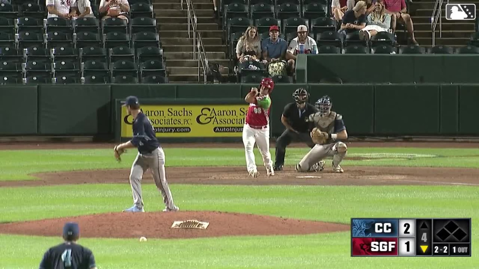 James Hicks registers a fifth and final strikeout | 07/27/2024 | Hooks