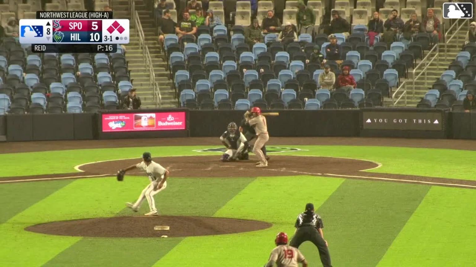 Jacob Humphrey walks. Kevin Fitzer scores. Alan Espinal to 3rd. Tevin ...