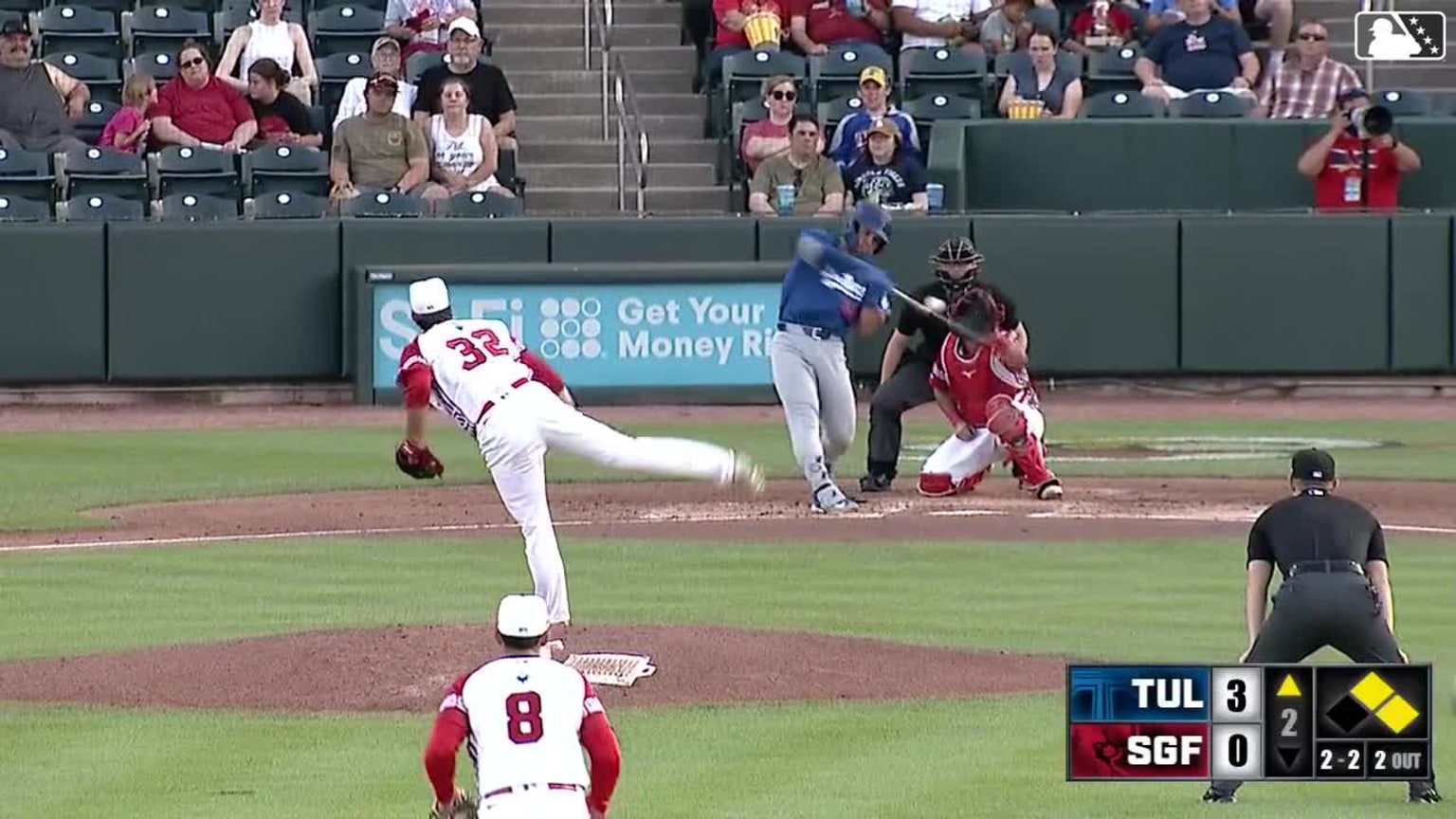 Dalton Rushing's three-run home run | 05/24/2024 | Drillers