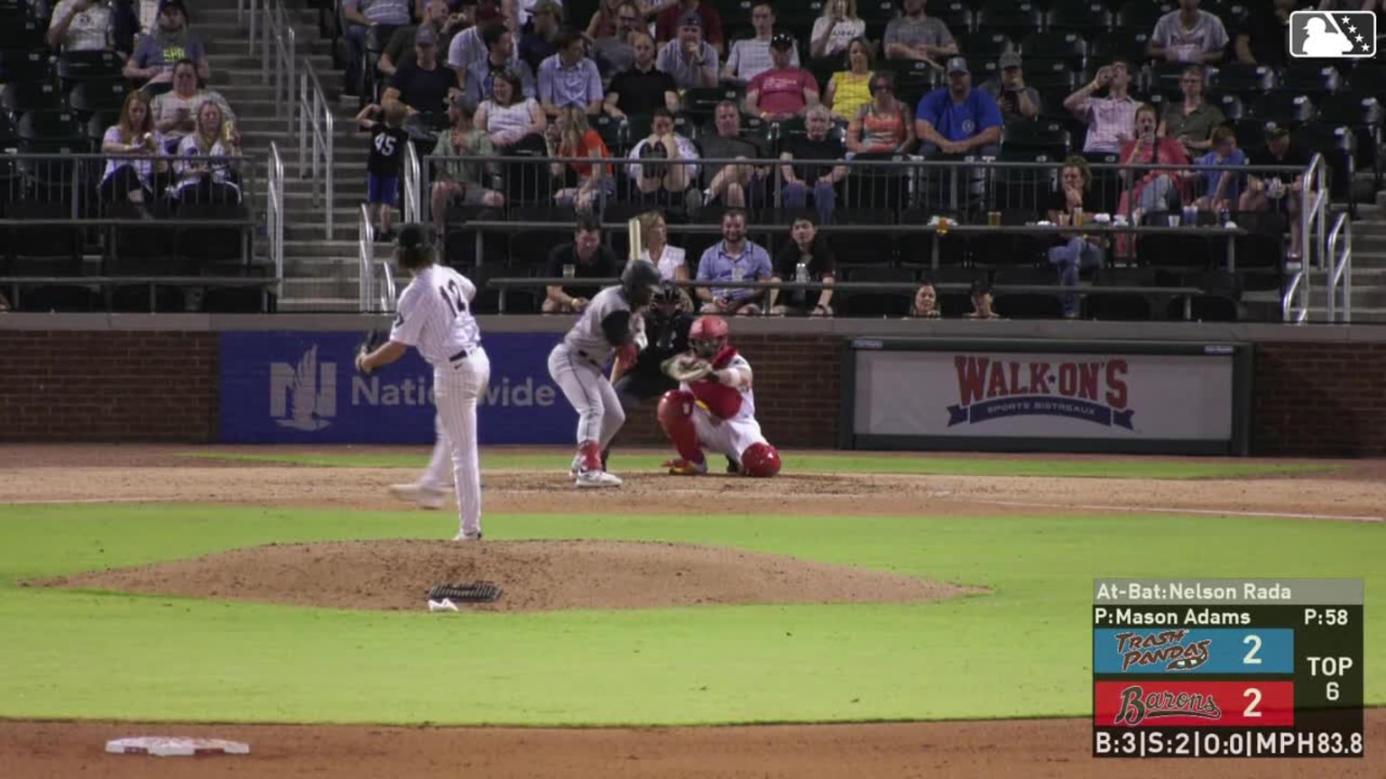 Mason Adams records seventh and final strikeout | 05/04/2024 | Barons
