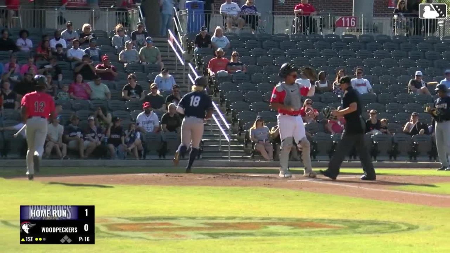 Tre' Morgan drills his first home run of the year | 04/14/2024 | MiLB.com