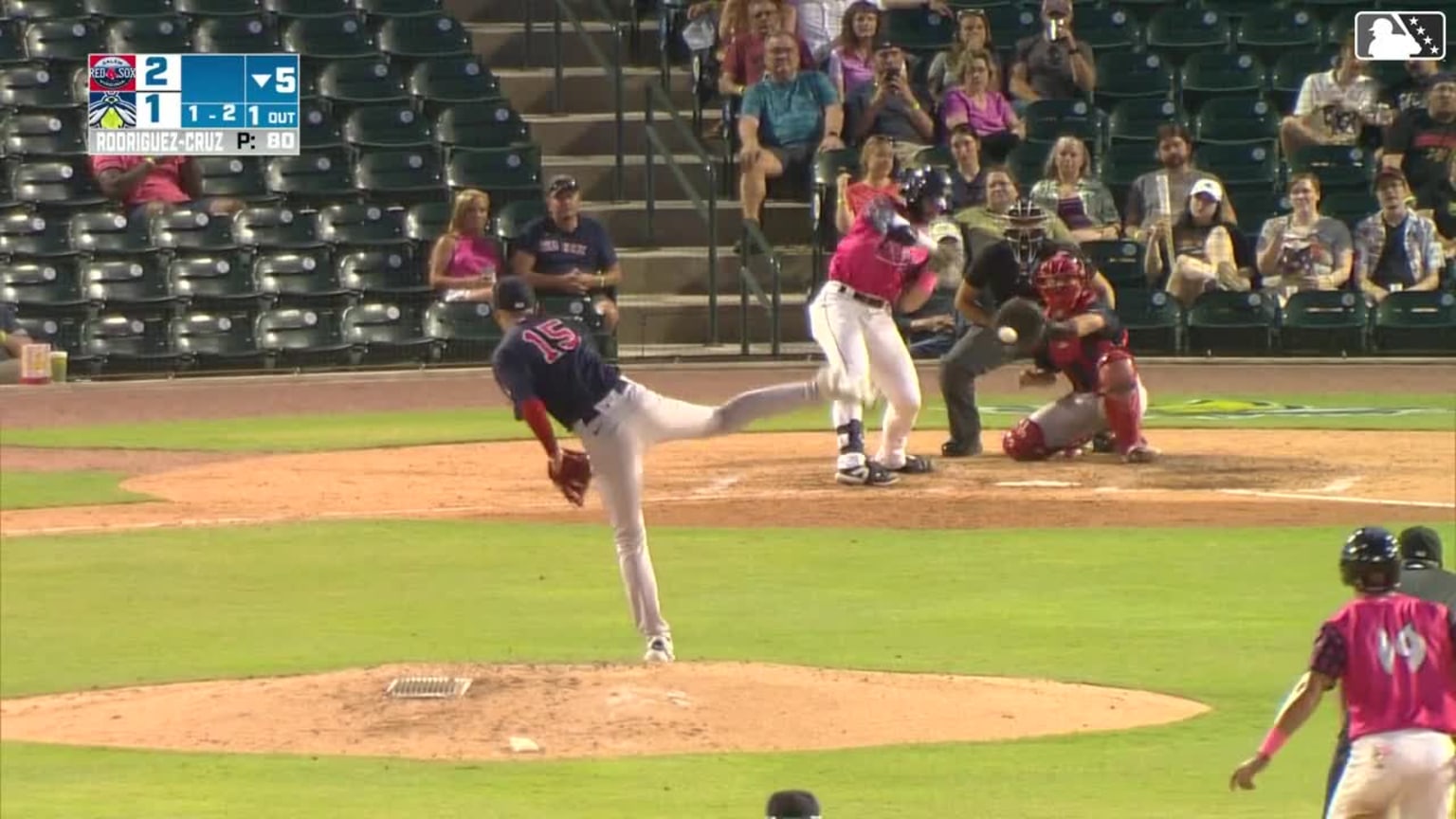 Elmer Rodriguez-Cruz's eighth strikeout | 05/08/2024 | Red Sox