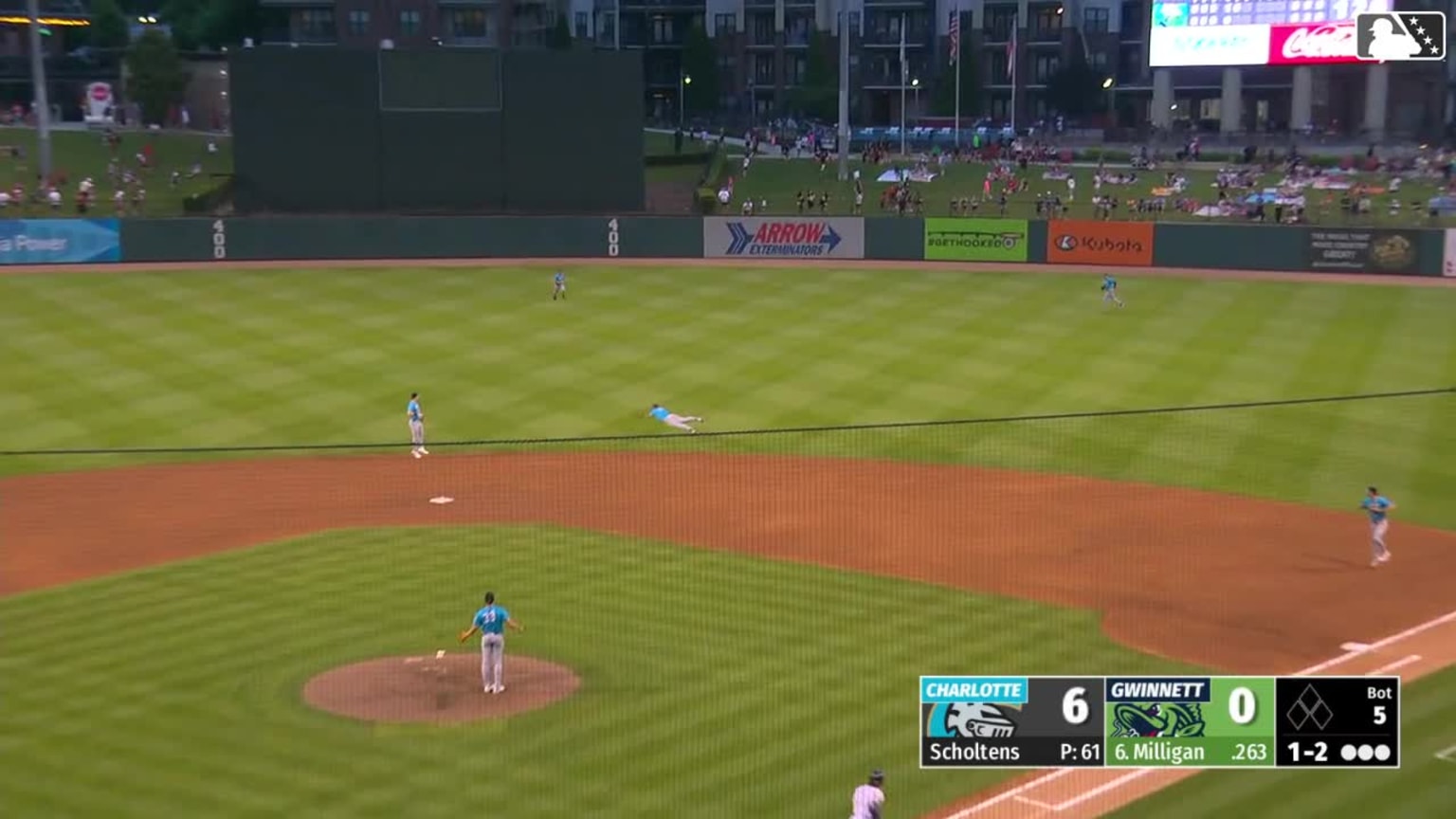 Jason Matthews' impressive catch | 05/17/2025 | MiLB.com