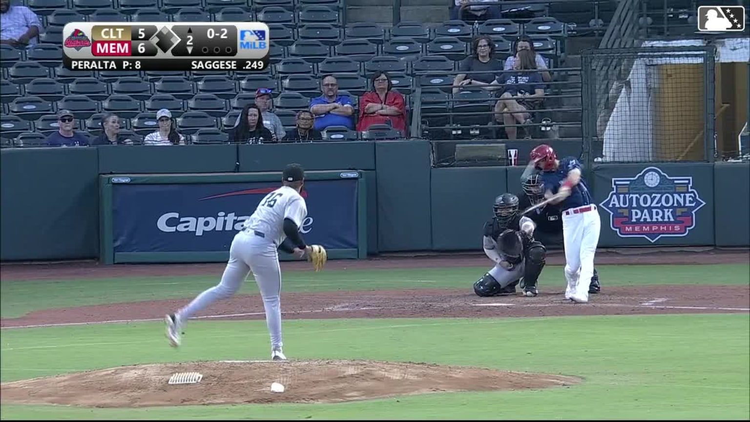 Thomas Saggese's homer | 08/21/2024 | Redbirds