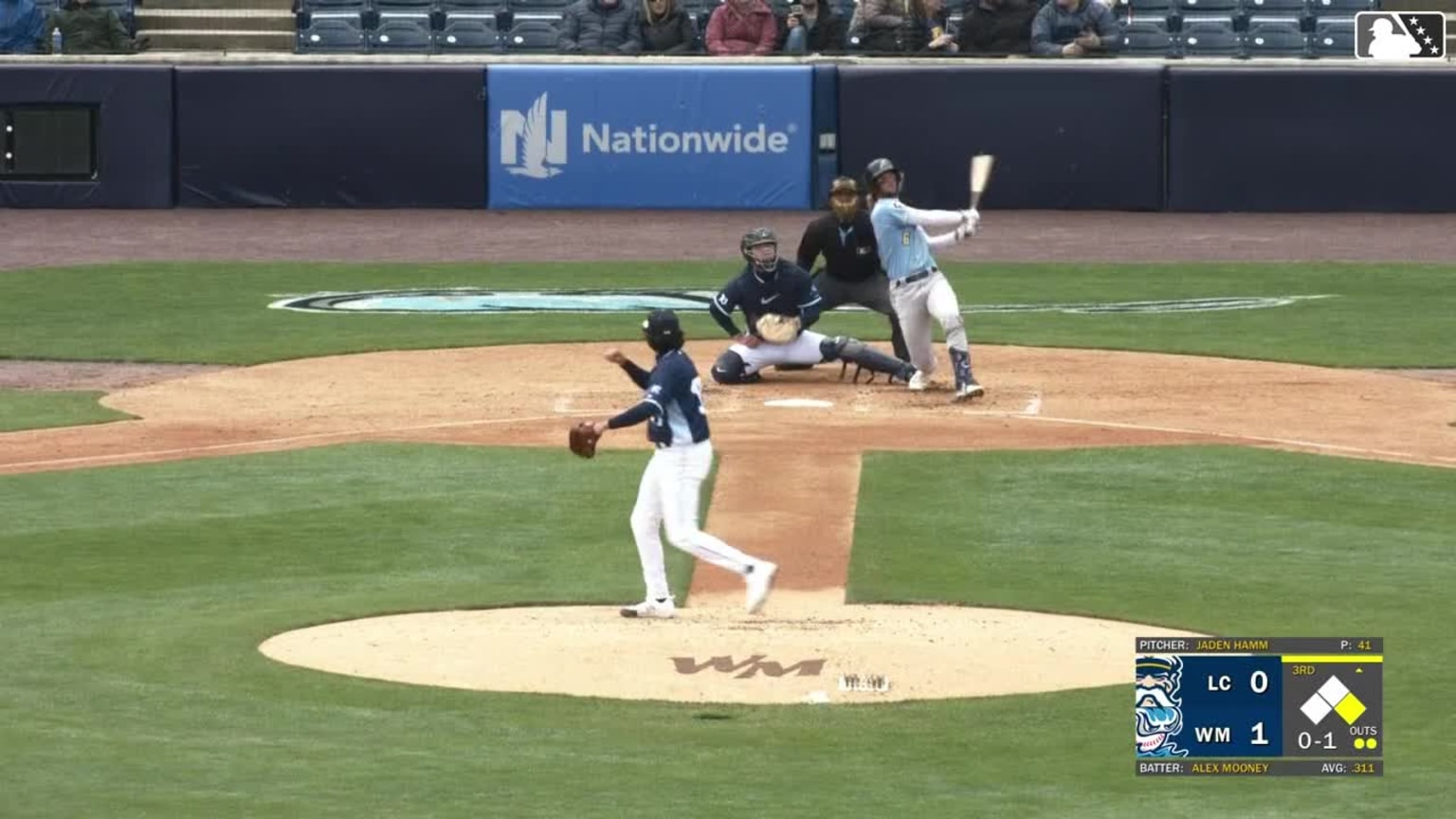 Alex Mooney hits his fourth home run of the season | 04/24/2024 | Captains