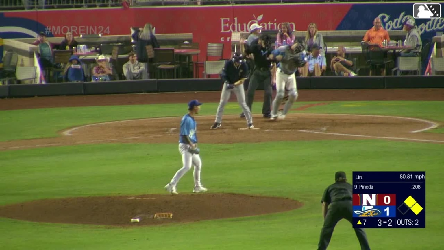 Yu-Min Lin's fifth strikeout of the game | 08/11/2024 | MiLB.com