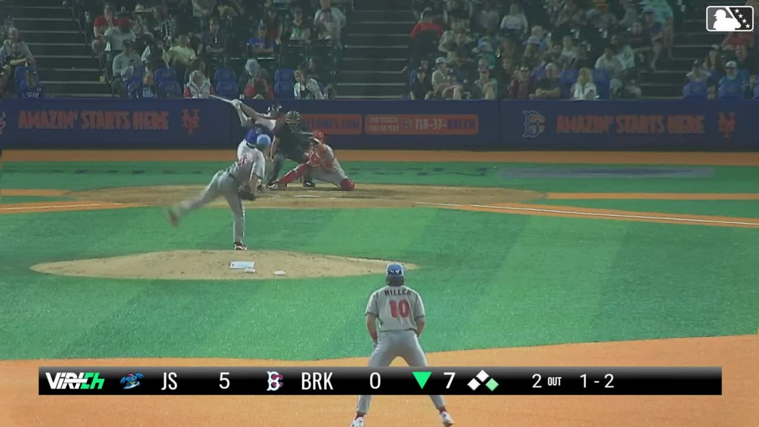 Braeden Fausnaught's fifth strikeout of the game | 07/20/2024 | BlueClaws