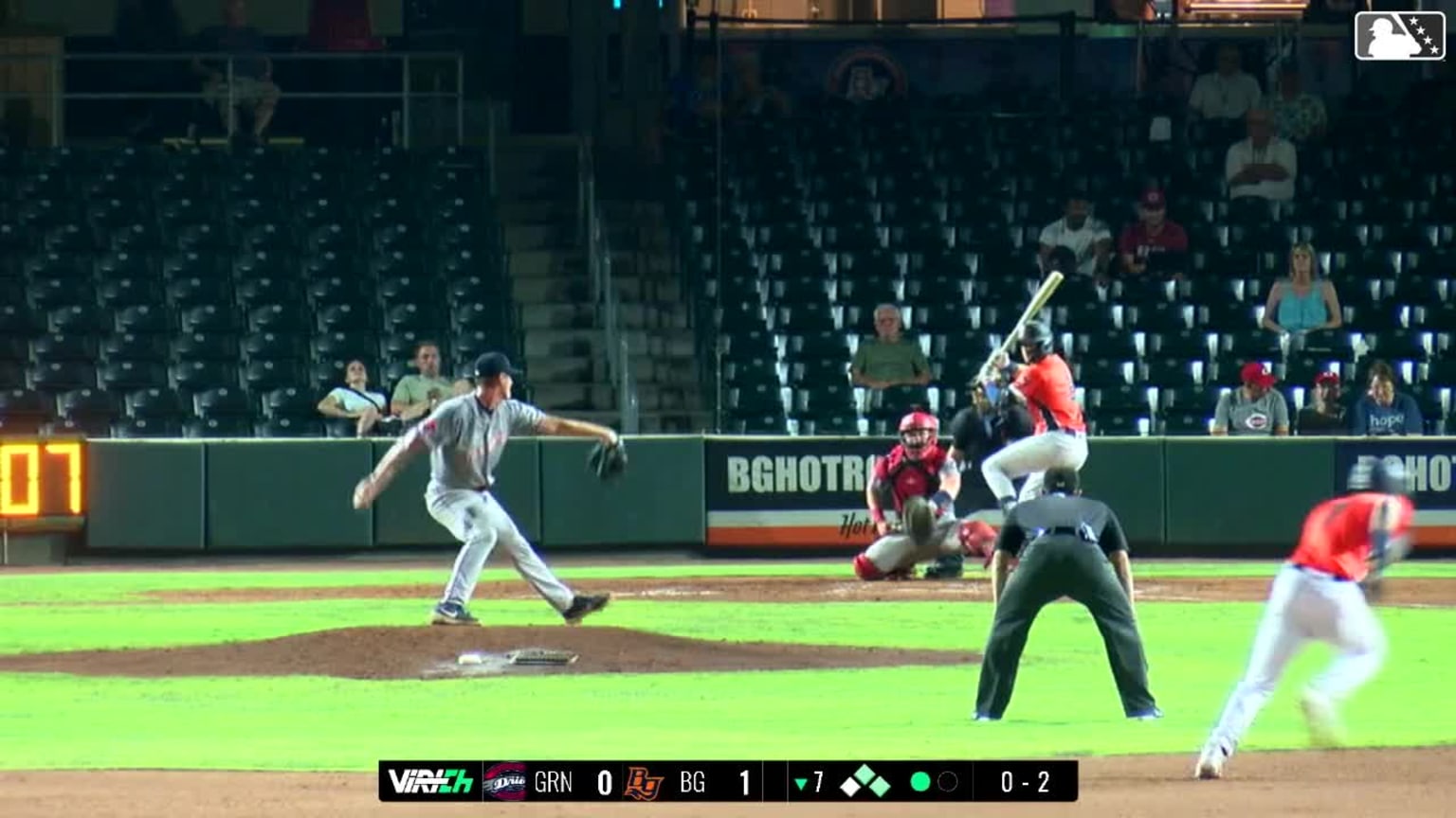 Brock Jones breaks record with stolen base | 08/29/2024 | Hot Rods