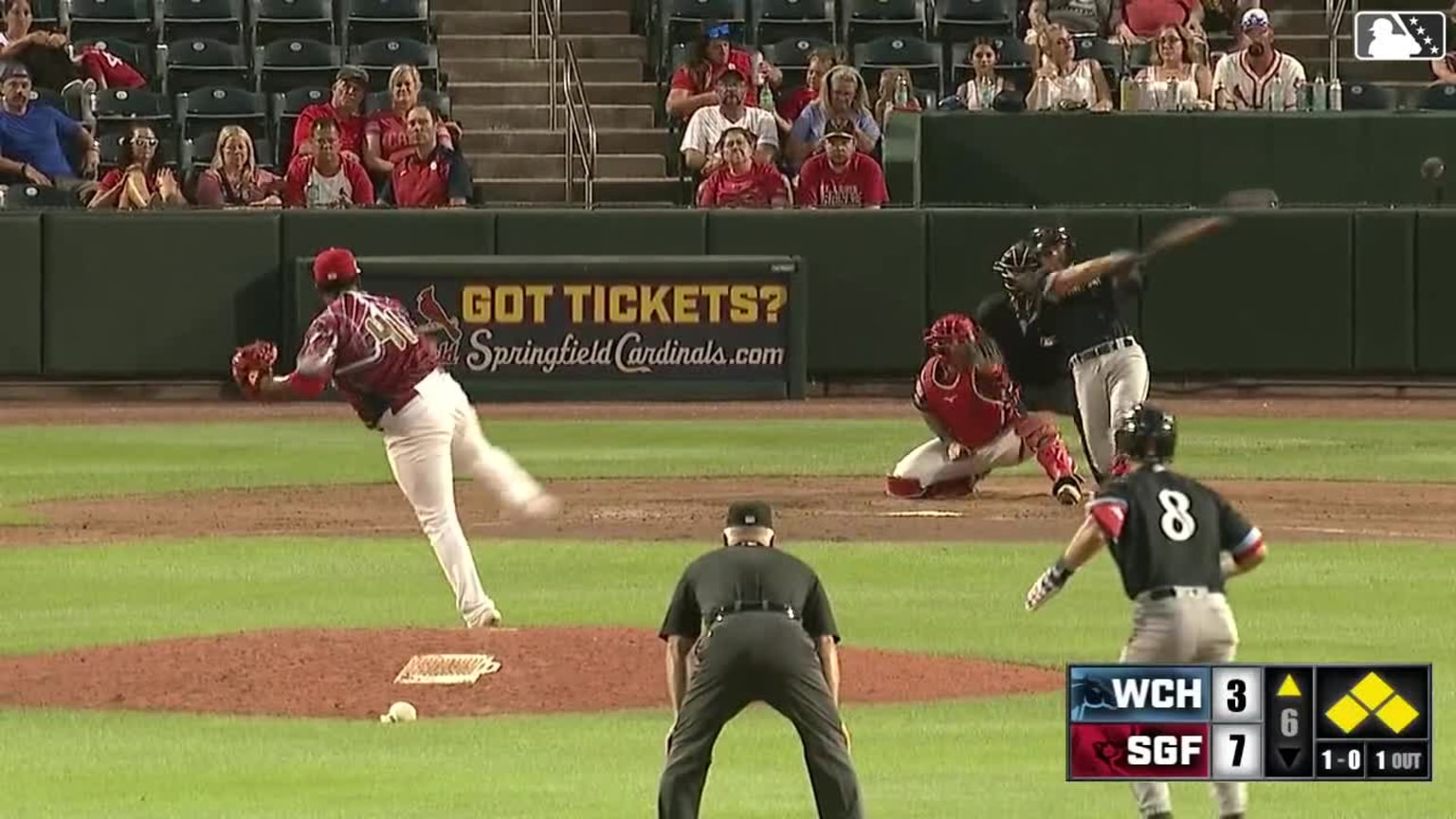 Noah Cardenas' grand slam | 07/13/2024 | Wind Surge