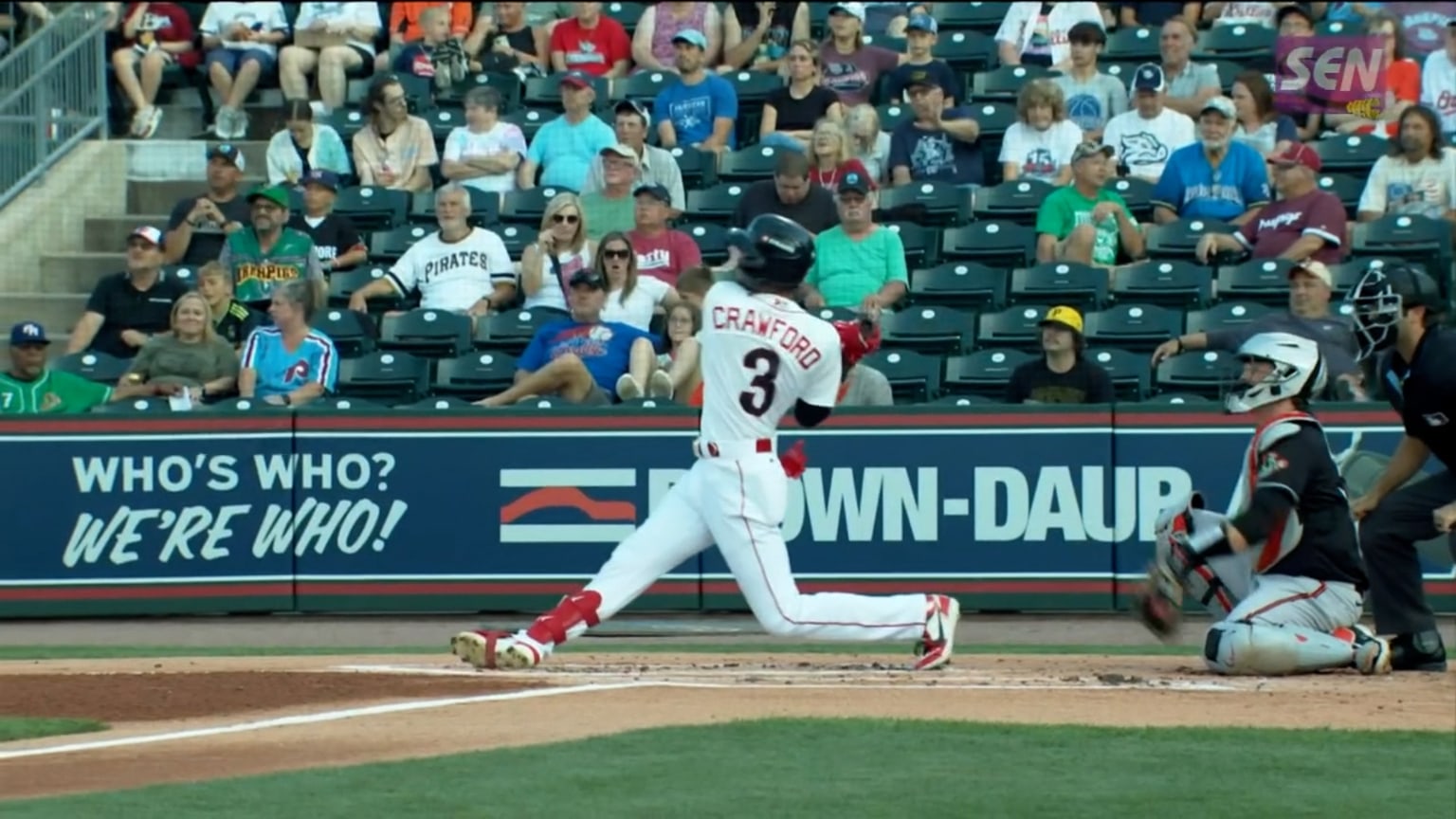 Justin Crawford's leadoff home run | 07/24/2025 | IronPigs