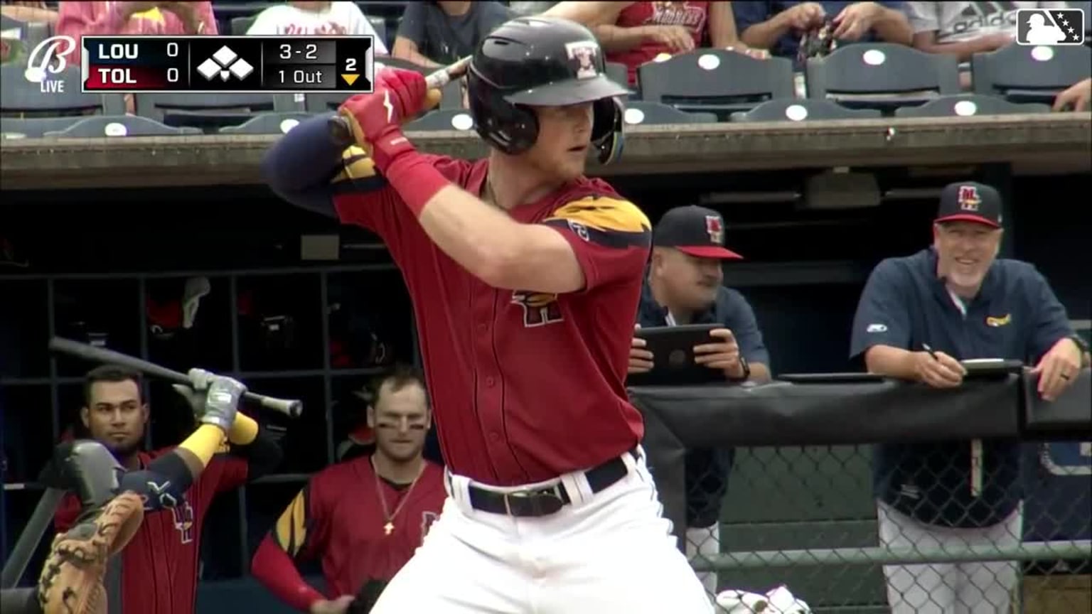 Justice Bigbie's solo home run | 06/28/2024 | Mud Hens