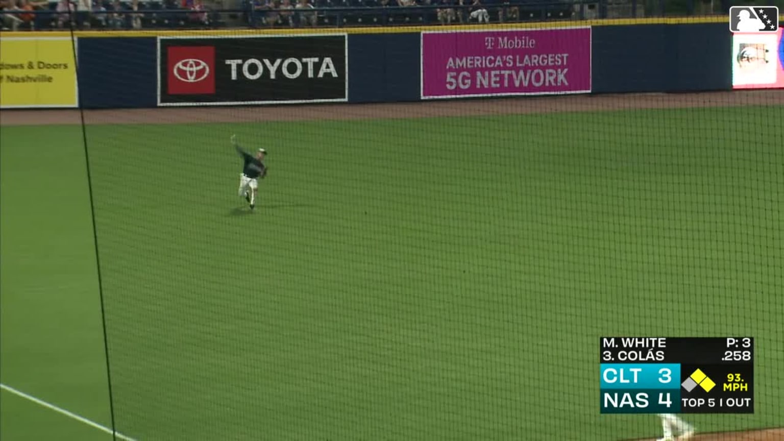 Isaac Collins nabs runner from left field | 07/25/2024 | MiLB.com