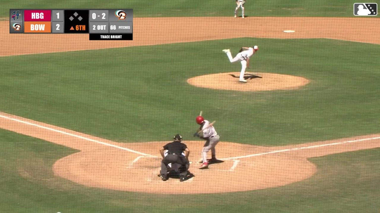 Trace Bright's third strikeout | 09/08/2024 | Baysox