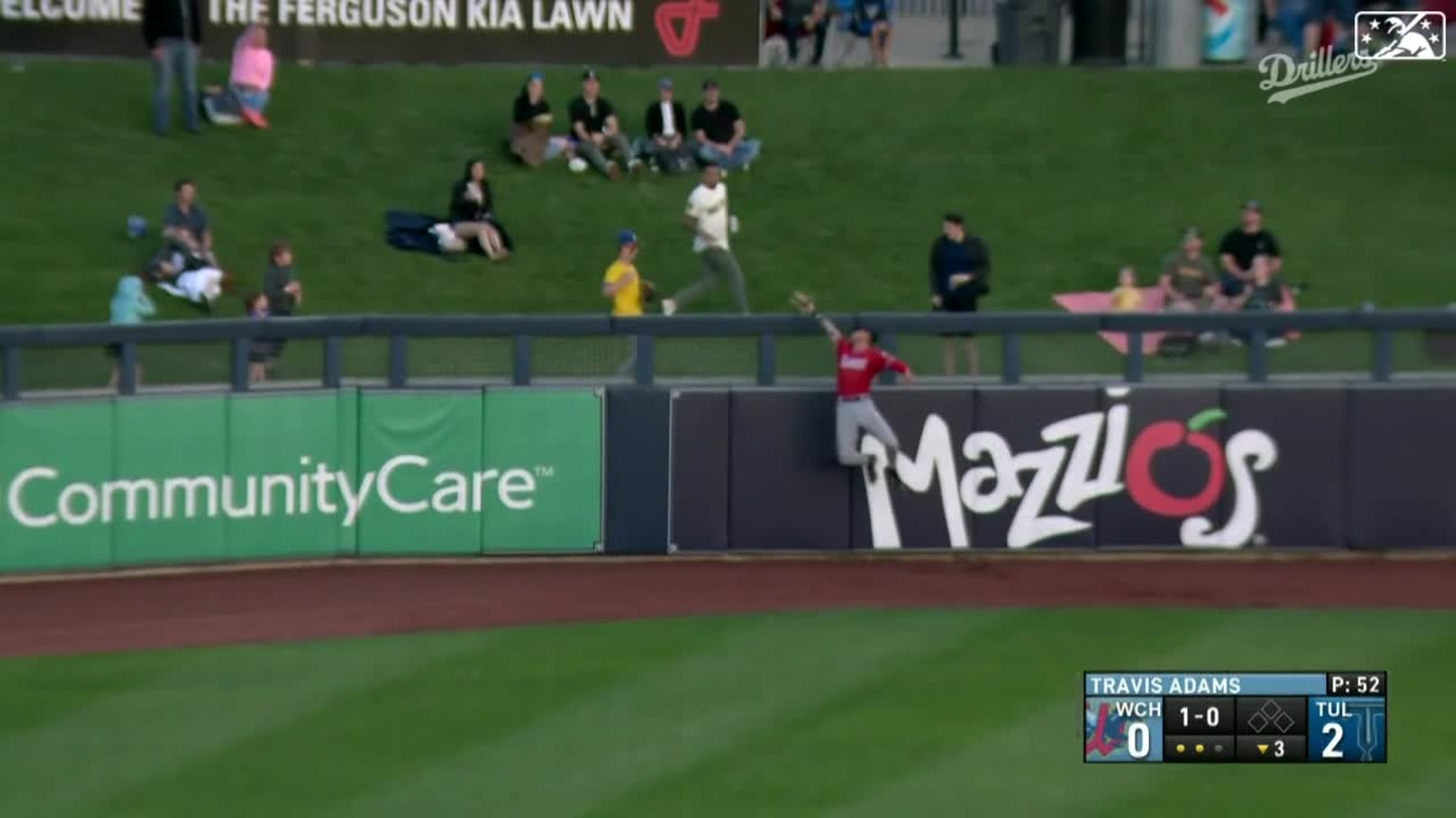 DaShawn Keirsey Jr. robs a HR | 04/21/2023 | Wind Surge