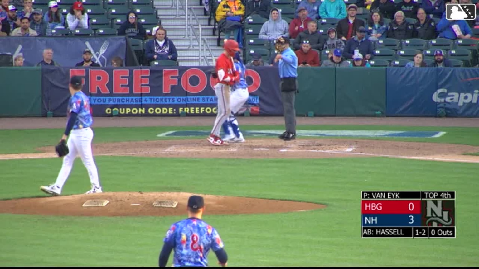 CJ Van Eyk's sixth strikeout | 05/11/2024 | Fisher Cats